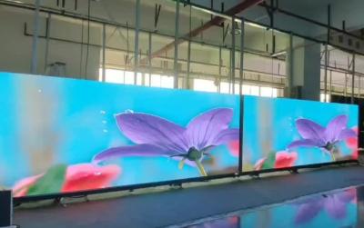 China HD LED Wall Display Screen Rental P3.91 Curved LED Display For Wedding Church Stage for sale