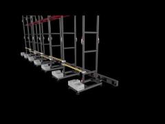 Die Casting Aluminum Cabinet P3.91 LED Screen Rental 5V Power Voltage