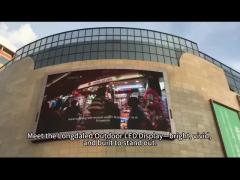 Outdoor LED screen well video