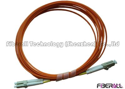Cina Saltatore a fibra ottica duplex misto con cavo a fibre ottiche arancio ed il connettore di LC in vendita