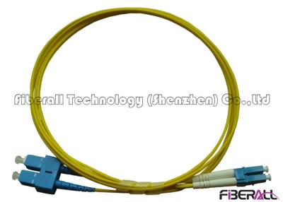 Cina Sc al cavo della toppa della fibra di LC, duplex di fibra ottica del cavo di toppa MP con l'occhio di trazione in vendita