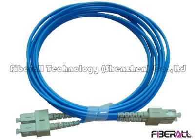 Cina cavo a fibre ottiche duplex misto del saltatore a fibra ottica della giacca blu di 3.0mm impermeabile in vendita