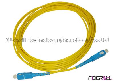 Cina cavo a fibre ottiche ad alta resistenza di 3mm MP, connettore del blu del cavo a fibre ottiche di singolo modo in vendita