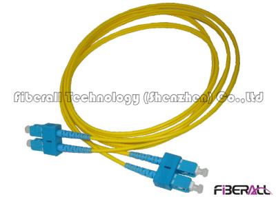 Cina Cavo di toppa a fibra ottica su misura del duplex dello Sc dello Sc del saltatore con l'anello del cavo della lettera in vendita