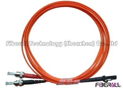 Cina Dual Core MTRJ ai cavi di saltatore a fibra ottica della st con cavo ottico arancio misto in vendita