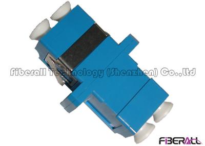 China Impact Design SM Duplex Fiber Optic Adapter LC Fiber Coupler Without Flange for sale