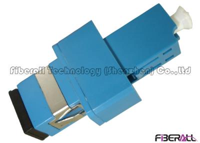China Hybrid Conversion Optical Fiber Coupler , LC To SC Fiber Adapter Low  Insertion Loss for sale