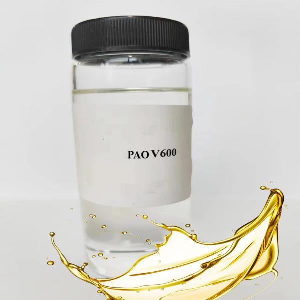 Quality Metallocene Poly Alpha Olefin Pao V600 High Viscosity Synthetic Base Oil for Products for sale