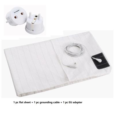 China Healthy Organic Cotton and Silver Fiber Grounding Sheet with Surface Conductivity for Good Sleep and Pain Relief for sale