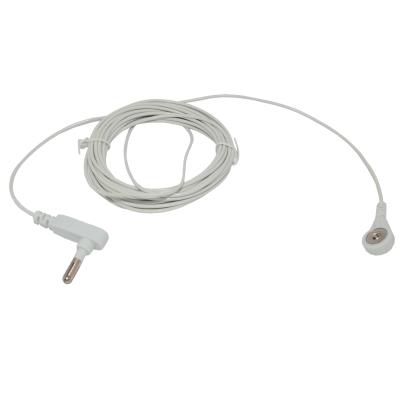 China Conductive PU Grounding Earth Cord With USA Adapter Benefits for Grounding Sheets Universal Mouse Pad and Mat for sale