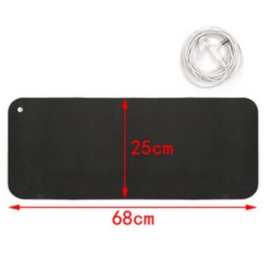 China Hot Selling Best Products BLOCK EMF Grounding 25*68CM Earth Mat Grounding Pad With a 4.5 Meter Earthed Cable for sale