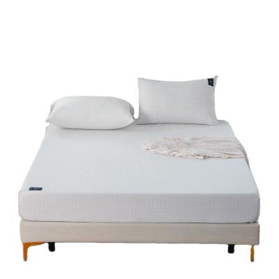 China Grounding Sheets King Deep Pocket Organic Cotton With Silver Fiber, Grounding Fitted Earth Sheets With Grounding Cord for sale
