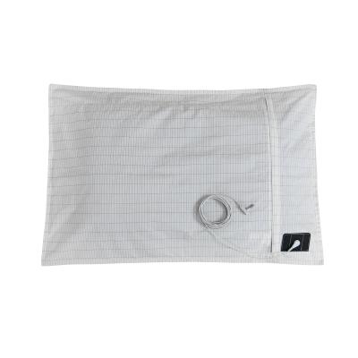 China Silver Conductive Grounding Pillowcase 1PCS Earthing Green Pillow Cover for King & Queen Size Beds Better Sleep Safety Product for sale
