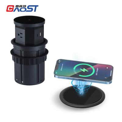 China IP65 Waterproof Popup Retractable Plug Sockets Outlet 20W for Kitchen Office for sale