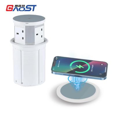China Fast Charging Pop Up Electrical Outlet 3 Type G Sockets For Kitchen Counter ODM for sale