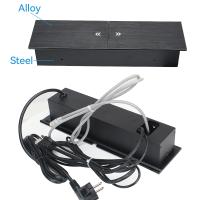 China ROHS Embedded Sliding Socket Power Outlet For Conference Table for sale