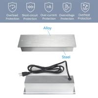 China Embedded Sliding Socket Power Outlet with 3 Type G UK Outlets 20W USB A+C and 1 HDMI Port for Conference Tables for sale