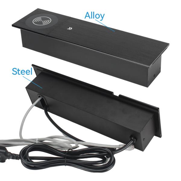 Quality Flush Mount power Office Desk Plug Sockets Outlet Box 110V-250V DHMI for sale