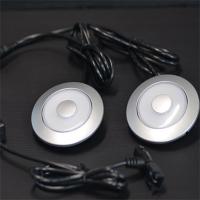 China 12 Volt LED Puck Couch Reading Light Dimmable Ultra Slim for sale