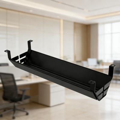 China Magnetic Under Table Cable Holder Management Tray For Workspace OEM for sale