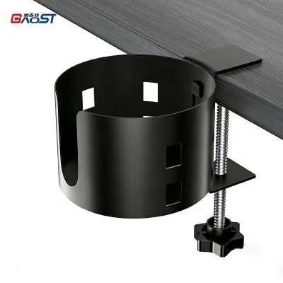 China Anti Spill Under Gaming Desk Cup Holder Adjustable 3.95 Inch for sale