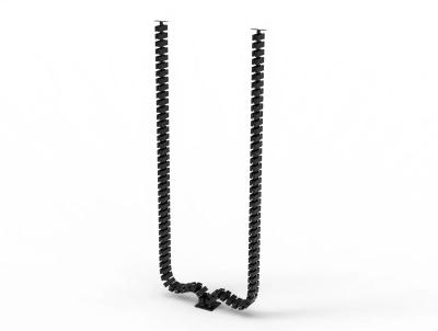 China 1320mm Modular Vertebrae Cable Management Spine black Quad Entry for sale