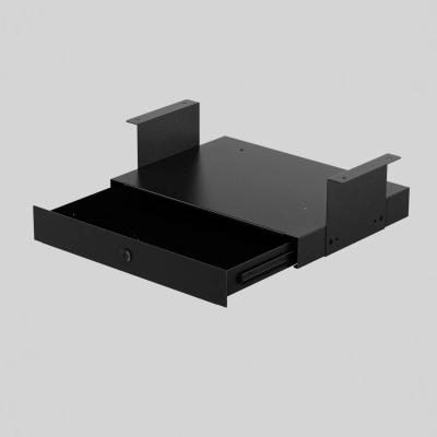 China 404mm Metal Under Desk Storage Tray Drawer Attachment 8kg For Standing Desks for sale