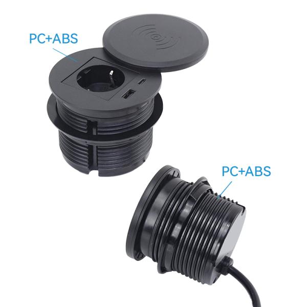 Quality multifunctional Usb Charging Flush Mount Power Grommet Type F Plug Waterproof for sale