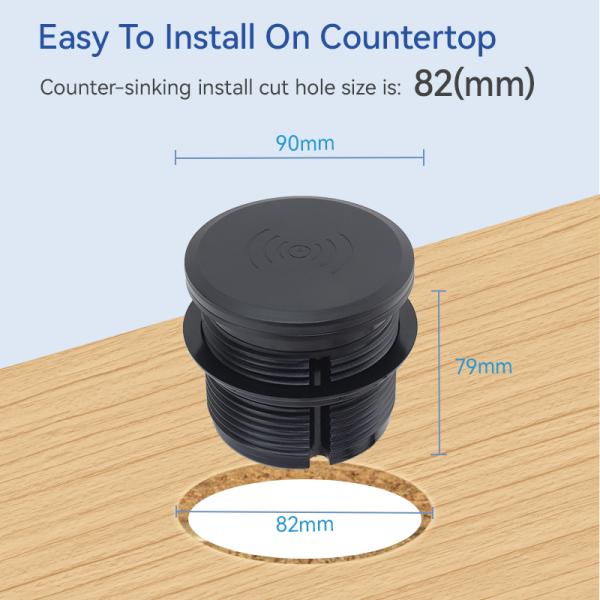 Quality multifunctional Usb Charging Flush Mount Power Grommet Type F Plug Waterproof for sale