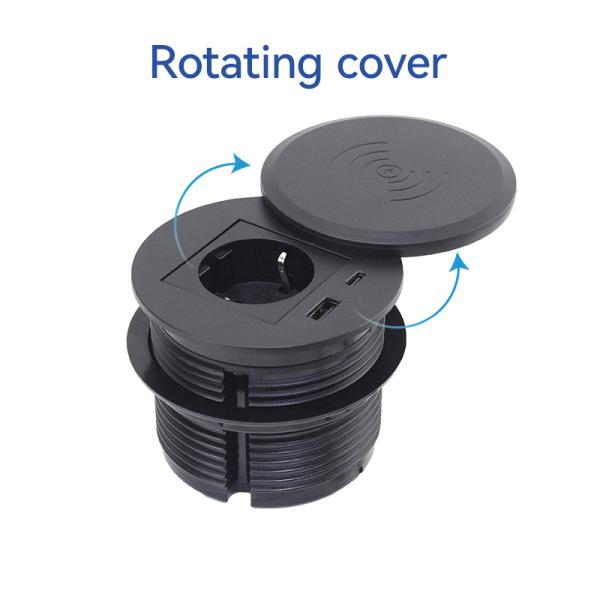 Quality multifunctional Usb Charging Flush Mount Power Grommet Type F Plug Waterproof for sale