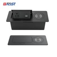 Quality 20W USB Charger Pop Up Socket Box with Type J Switzerland Outlet and Alloy for sale