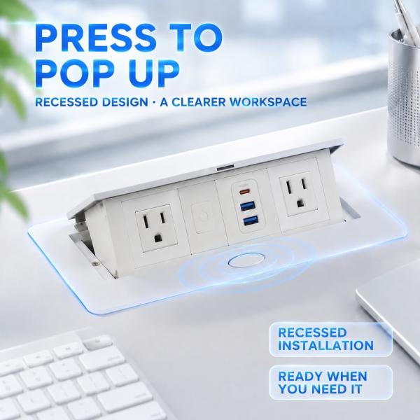 Quality Compact Usb Desktop Socket Box Power Outlet Box OEM CUL Certificated for sale