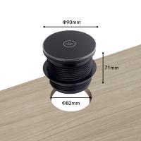 China Table Power Usb Charging Grommet 80mm For Workspace Dustproof for sale