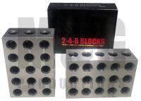 China Precision Ground 1-2-3 and 2-4-6 Blocks 23 Hole Hardened 56-60 RC Machine Tool Accessories for sale