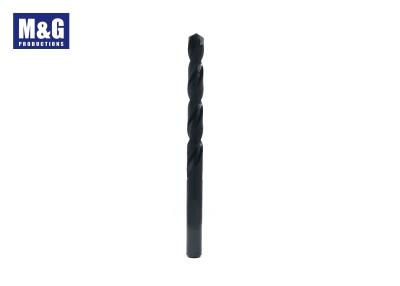 中国 DIN338仲買人の穴あけ工具135°割れたポイント ツイスト ドリルのまっすぐなすねの黒の酸化物 販売のため