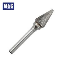 China Solid Carbide End Mill Double Cut Burrs 3mm-16mm Tapered for Hardened Steel for sale