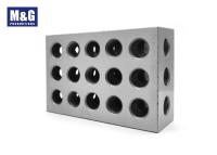 China Precision Ground 1-2-3 and 2-4-6 Blocks 23 Hole Hardened 56-60 RC Machine Tool Accessories for sale