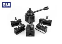 China Quick Change Tool Post Set USA Style Piston Type Wedge Type for Lathe 100-400 Series for sale