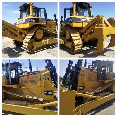 Used Cat D7H Bulldozer 200HP 350L For Agricultural Projects