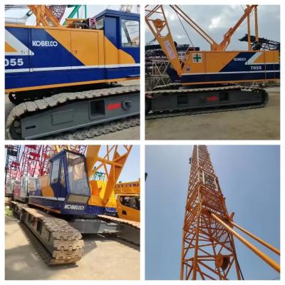 China Used KOBELCO 7055 55-Ton Crawler Crane Heavy-Duty KOBELCO 7055 | Crawler STABILITY+PRECISION Lift for sale