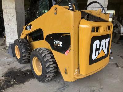 China Wholesale Price of Mini Used Wheeled Sliding Loader CAT 246C with EPA and CE on Sale for sale