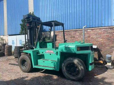 China Air Cooled Used Forklift MITSUBISHI FD100 50HP For Construction for sale