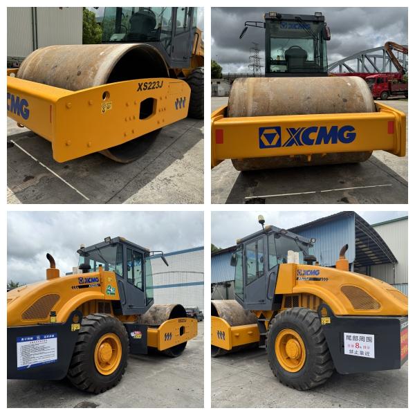 Quality Used XCMG XS223J Vibratory Roller 22 Ton 2.13m Drum Width for sale