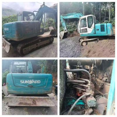 China Versatile SUNWARD SWE90 9 Ton Compact Used Crawler Excavator Strong Digging Force Modern Cab Design for Agricultural for sale