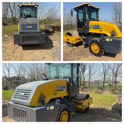 China Used XCMG XS65 Small Ride-On Vibratory Road Roller 6.5 Ton Compaction Machine Equipment for sale