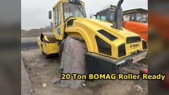 Used BOMAG BW 220 D 40 Roller 20 Ton Compaction Power