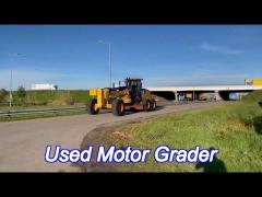 Original Engine Used Motor Grader CAT 14G 173HP For Precision Grading