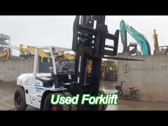 Used TCM 100 Forklift Recent Overhaul Save 25% On Fuel For Industrial Facilities