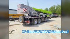 Used ZOOMLION ZTC700V 70 Ton Crane for Sale