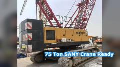 2020 SANY SCC750A 75 Ton Crawler Crane For Sale
